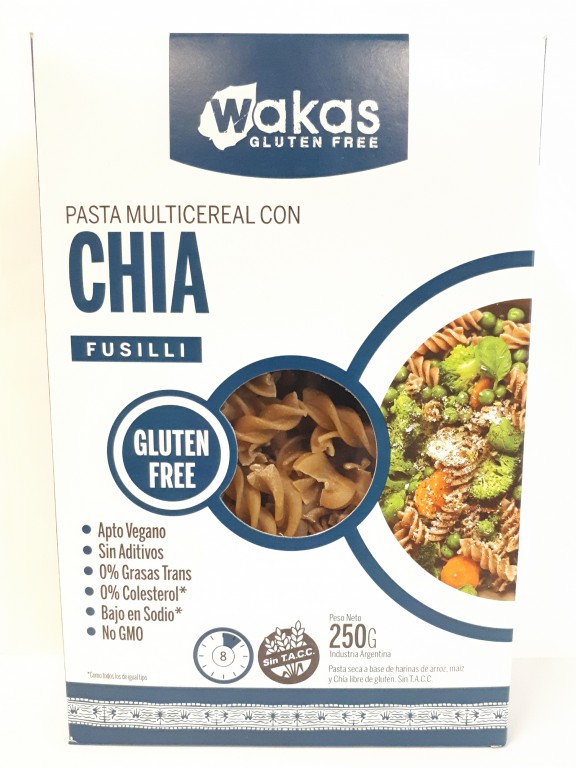 Wakas Fideos Chia - Dietética Viamonte