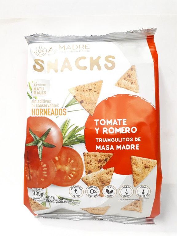 Almadre Snack Tomate Romero - Dietética Viamonte