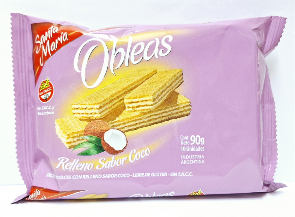 Santa María Obleas Coco - Dietética Viamonte