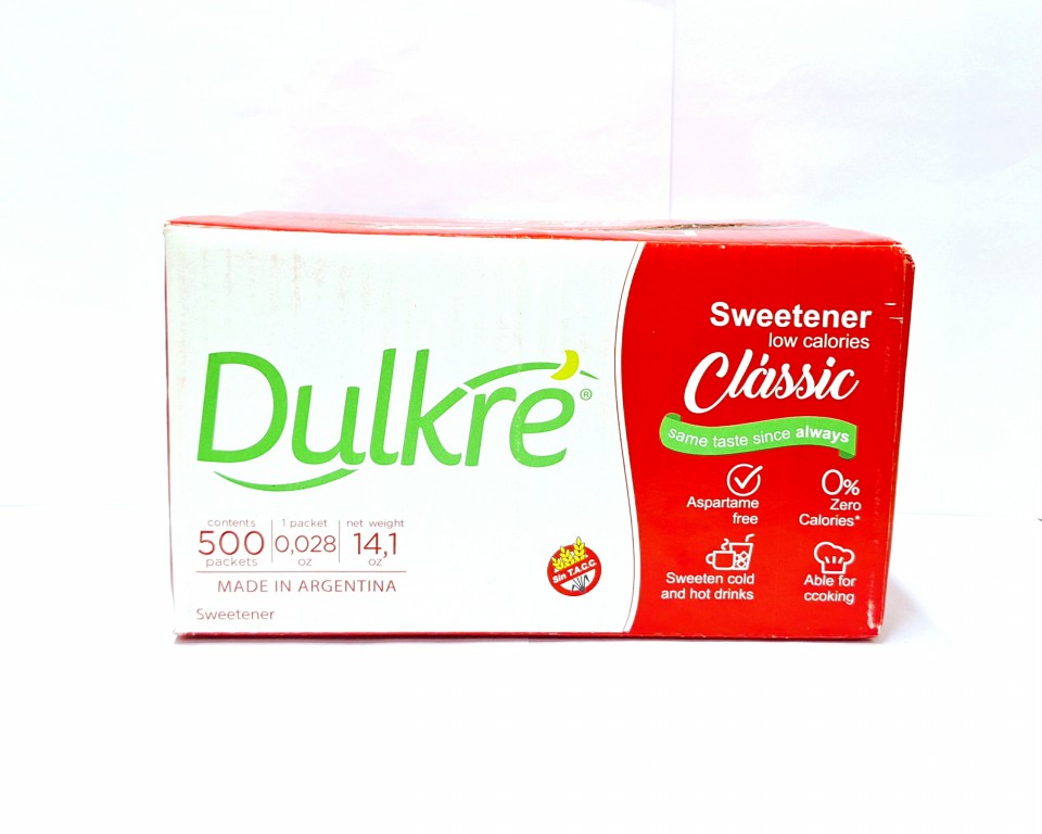 Dulkre Edulcorante 500 Sobres - Dietética Viamonte
