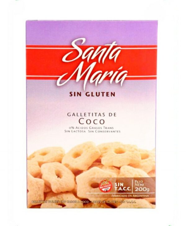 Santa María Galletitas Coco - Dietética Viamonte